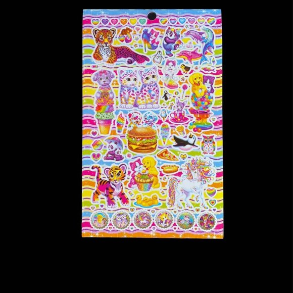 Lisa Frank | Toys | Lisa Frank Sticker Book Over 60 Stickers Five ...